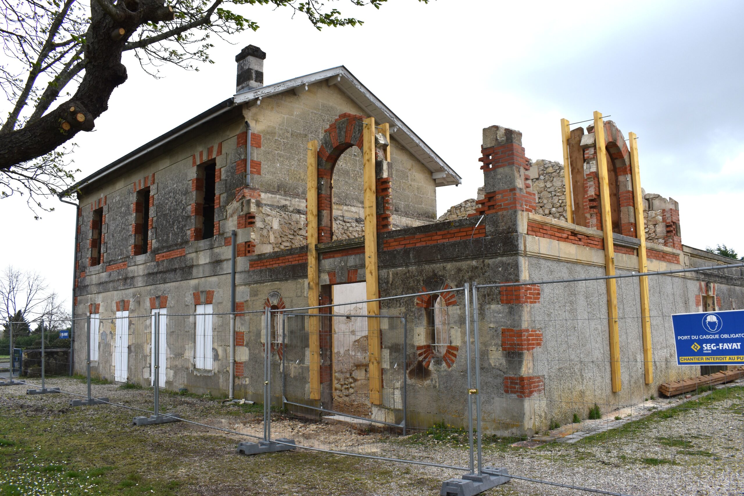 La future école du site Feydeau - Artigues pres Bordeaux