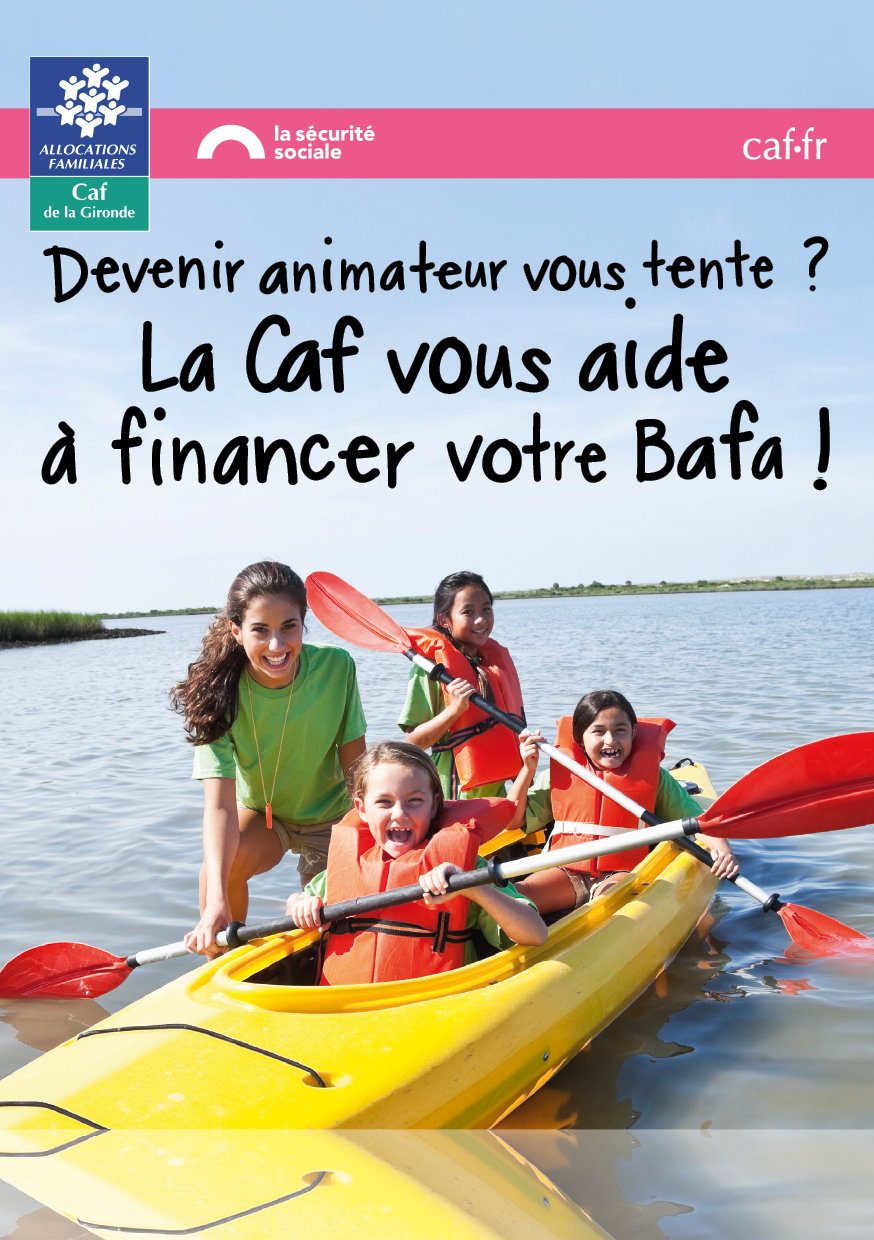 La CAF vous aide à financer votre BAFA - Artigues pres Bordeaux